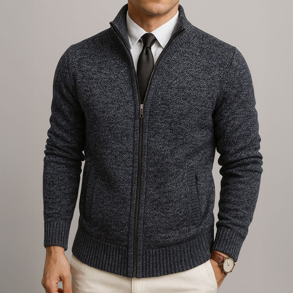 MARTIN ZIP KNIT CARDIGAN | EFFORTLESS SMART, DAILY WEAR – Rose & Keith ...