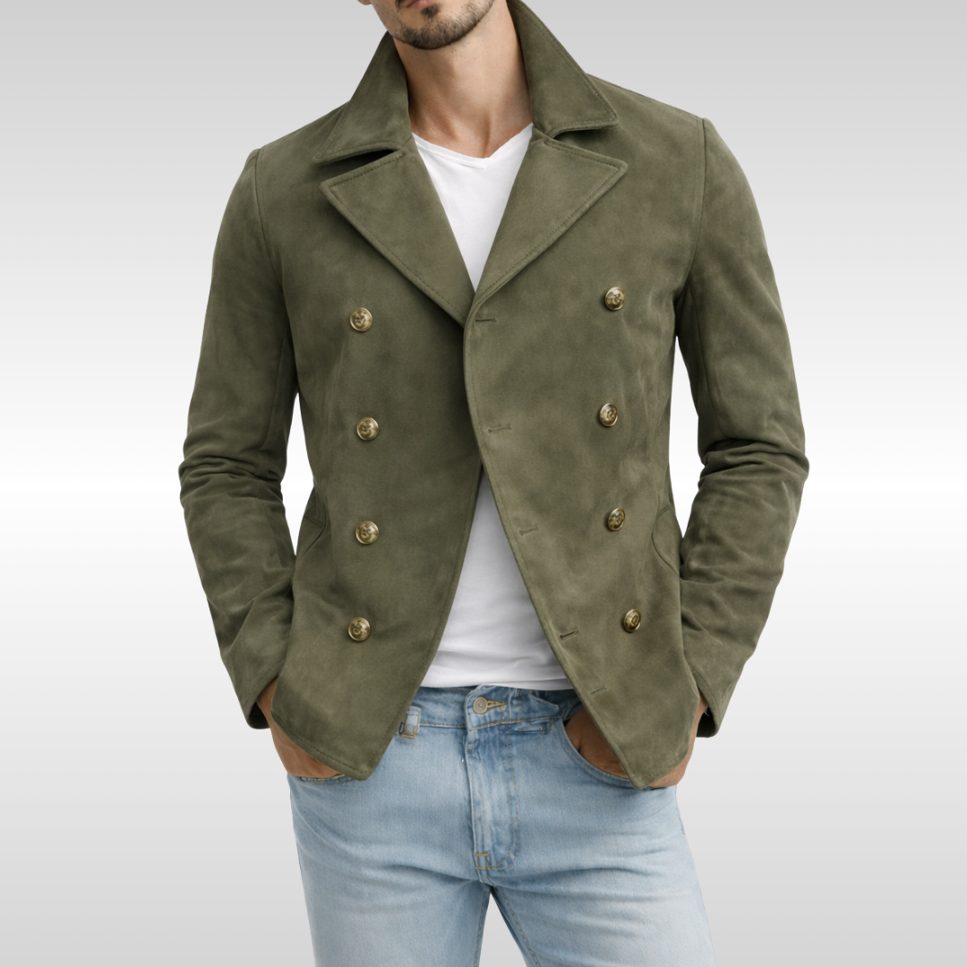 DANIEL DOUBLE BREASTED PEA COAT | TIMELESS REFINED STRUCTURE – Rose ...