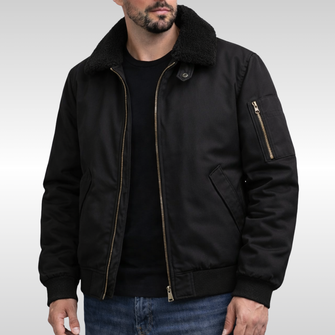 DYLAN BOMBER JACKET | WARM, STRUCTURED, RELIABLE – Rose & Keith London
