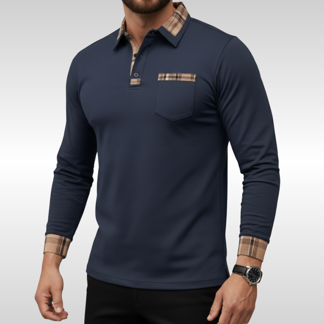 NEIL CHECK COLLAR POLO | EASY SMART STYLE – Rose & Keith London